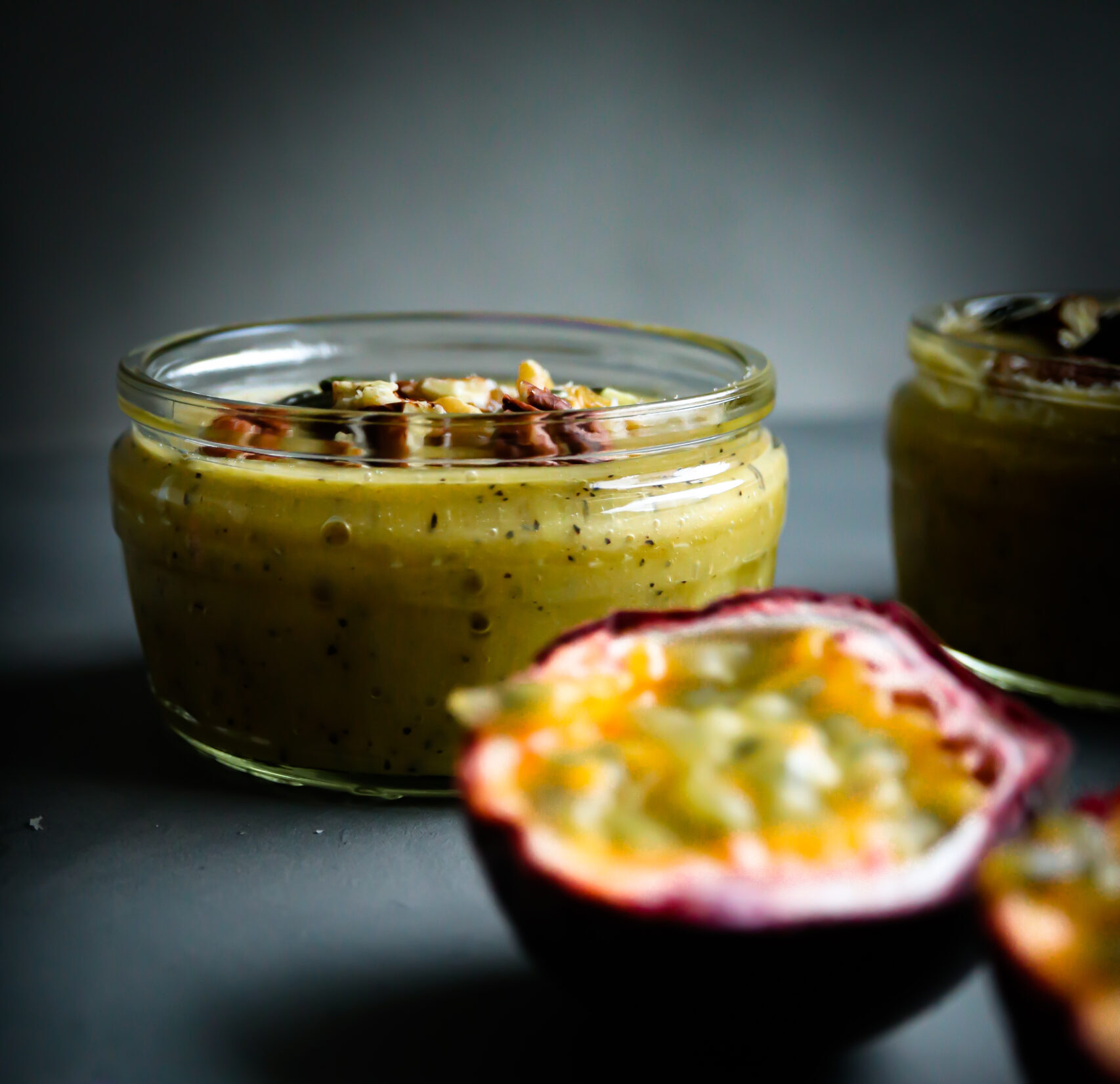 Zonning ontbijt met mango en passievrucht - Bordje geluk