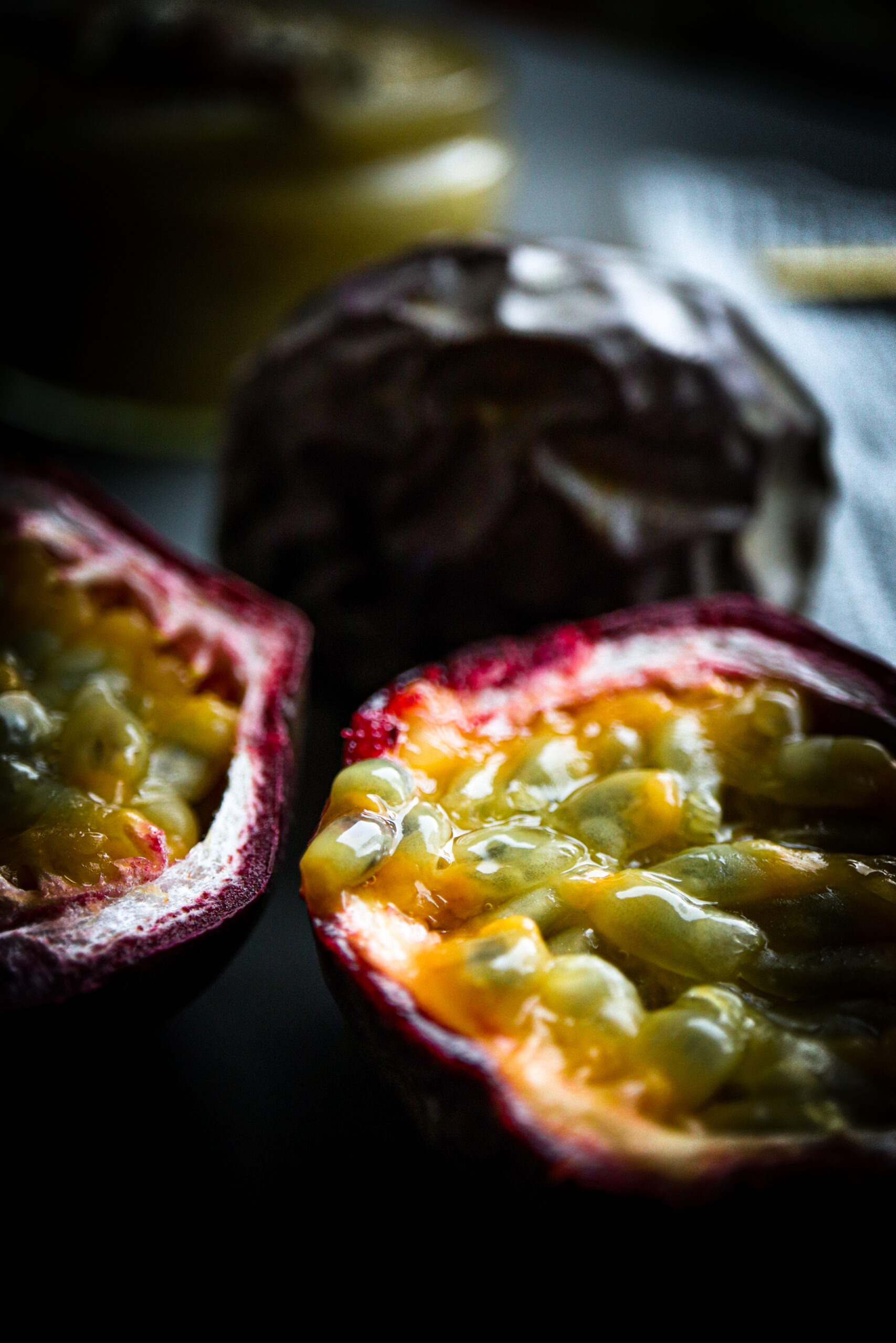 Zonning ontbijt met mango en passievrucht - Bordje geluk